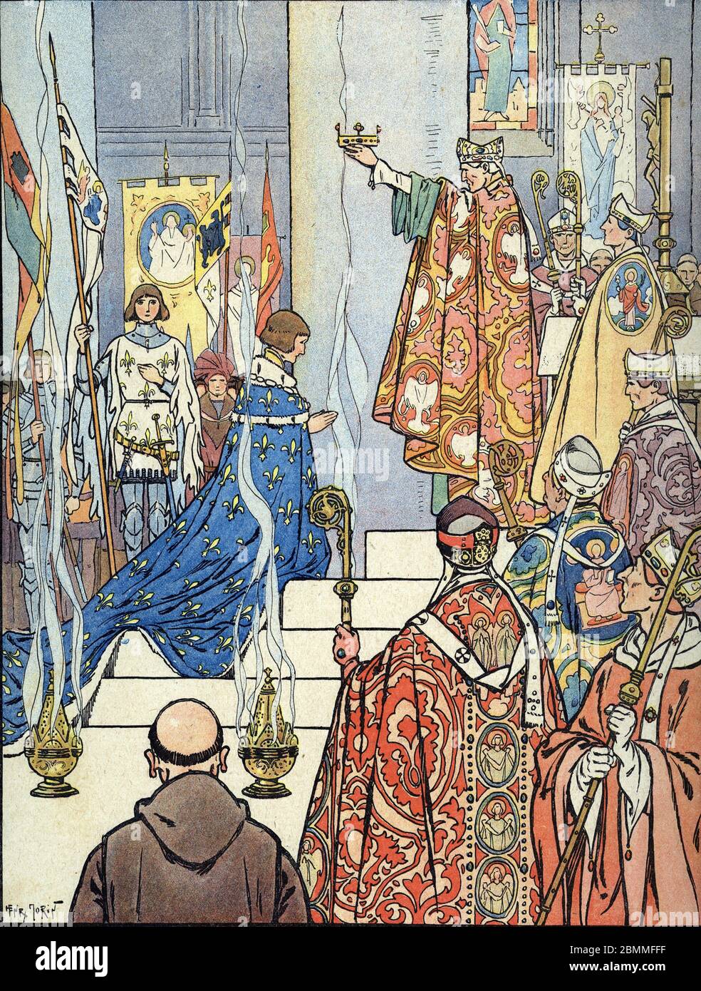 Guerre de cent ans : "le sacre de Charles VII dans la cathedrale de ...