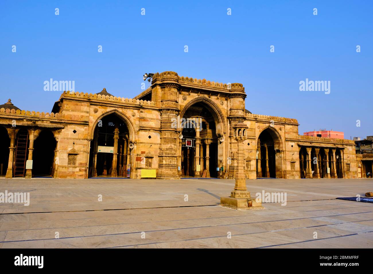 India, Gujarat, Ahmedabad, Unesco World Heritage city, Jama Masjid ...