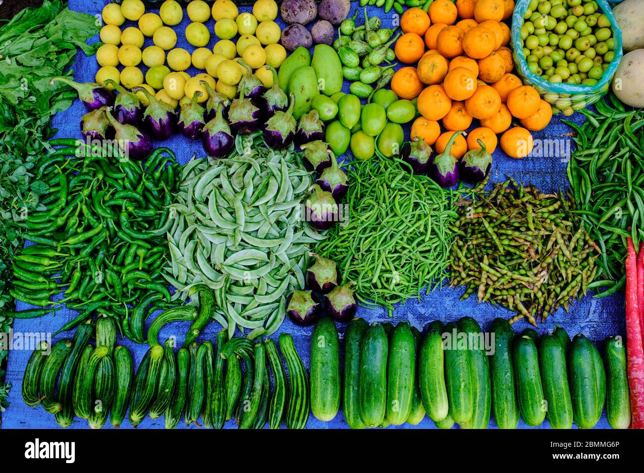 India, Gujarat, Ahmedabad, Unesco World Heritage city, fruit and ...