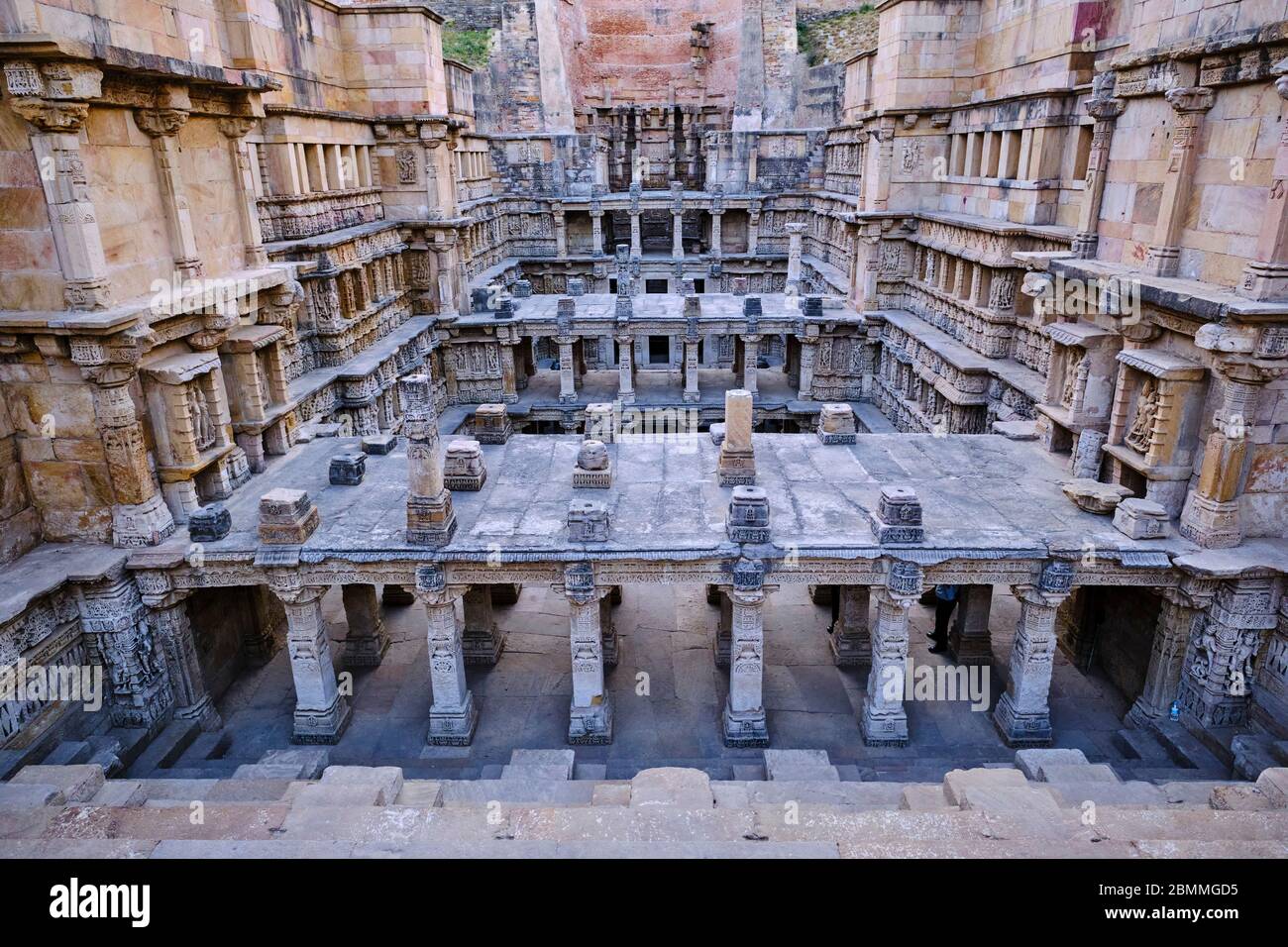 India, Gujarat, Patan, Rani-Ki Vav stepwell, Unesco World Heritage site ...