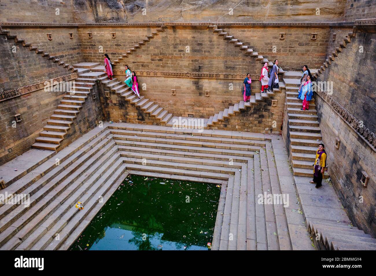 India, Gujarat, Kutch, Bhuj, Ram-Kund stepwell Stock Photo - Alamy