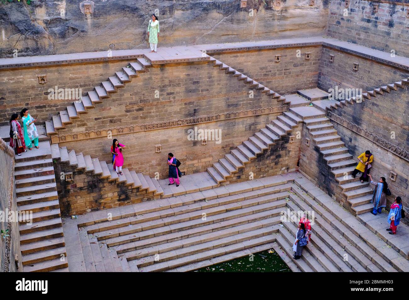 India, Gujarat, Kutch, Bhuj, Ram-Kund stepwell Stock Photo - Alamy
