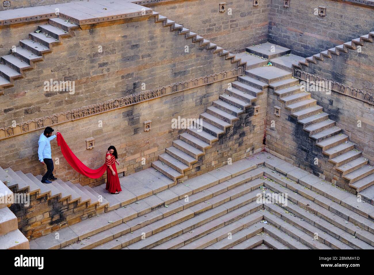 India, Gujarat, Kutch, Bhuj, Ram-Kund stepwell Stock Photo - Alamy