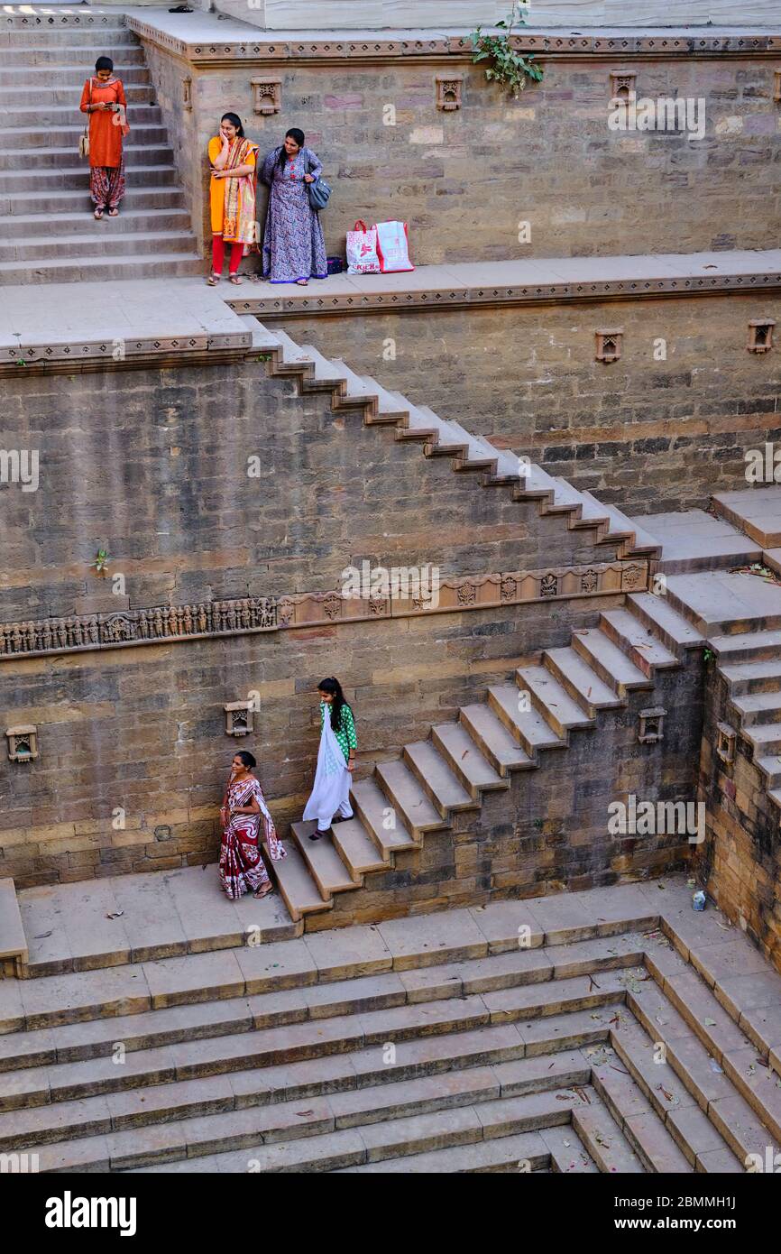 India, Gujarat, Kutch, Bhuj, Ram-Kund stepwell Stock Photo - Alamy