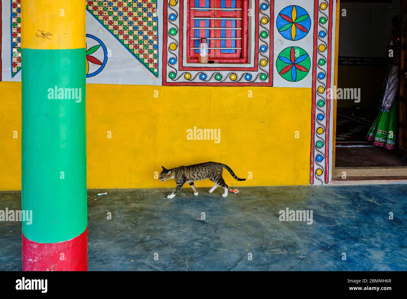 India, Gujarat, Kutch, Hodka village, Meghwal ethnic group Stock Photo ...