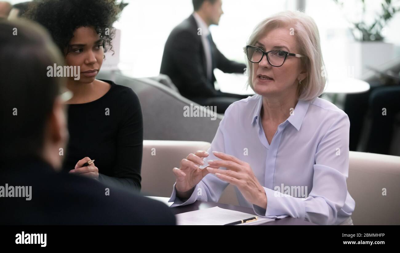 Mature female authority hi-res stock photography and images - Alamy