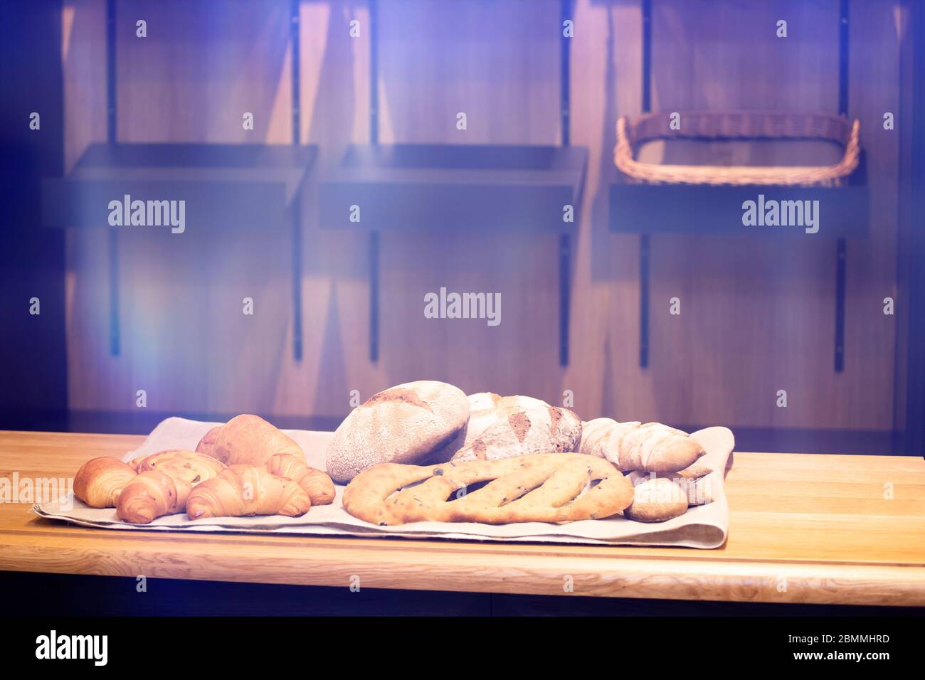 Empty modern bakery shop opening soon after quarantine Stock Photo - Alamy