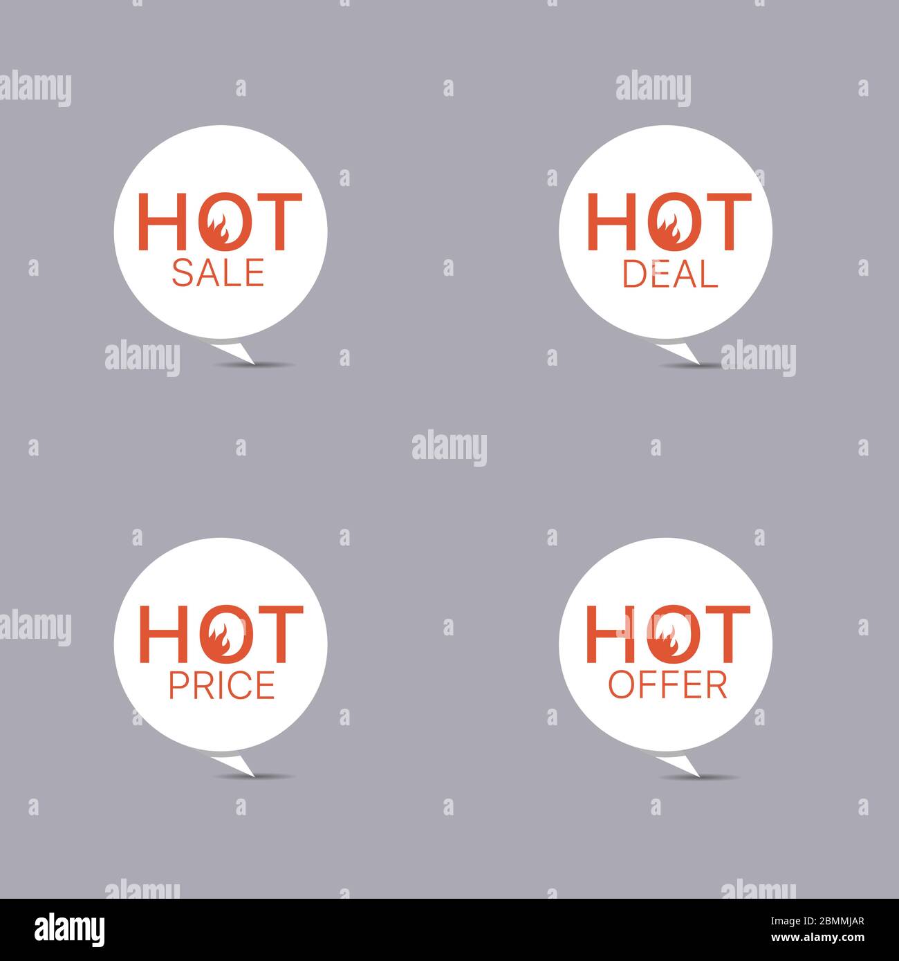 Hot sale icon set Stock Vector Image & Art - Alamy