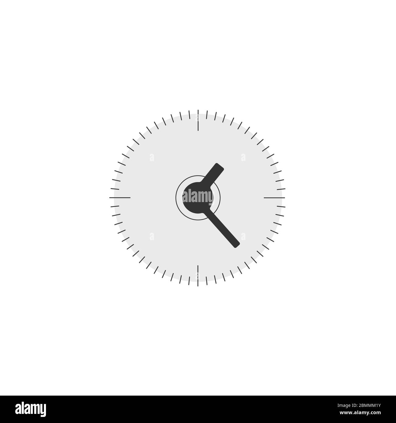 Clock time concept business icon. Creative logotype design template ...