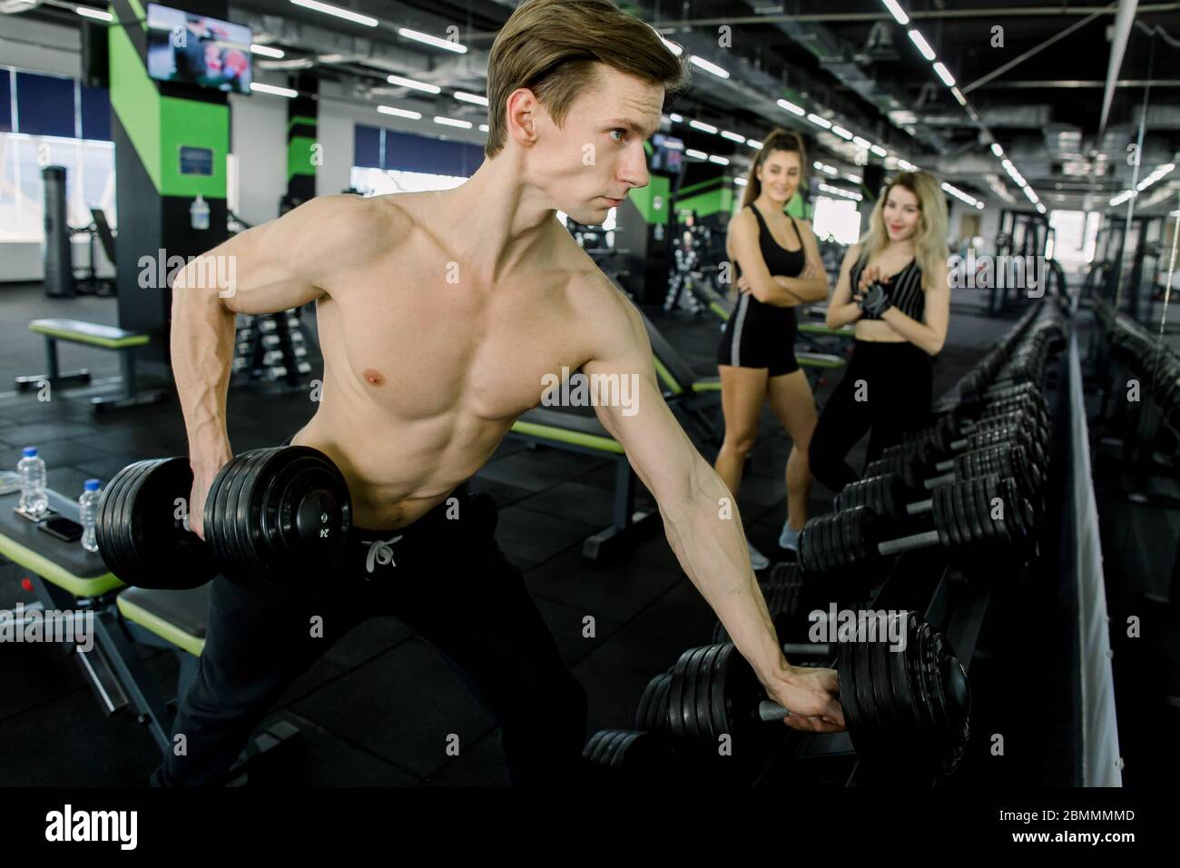 sport, fitness, lifestyle and people concept - young men fitness ...