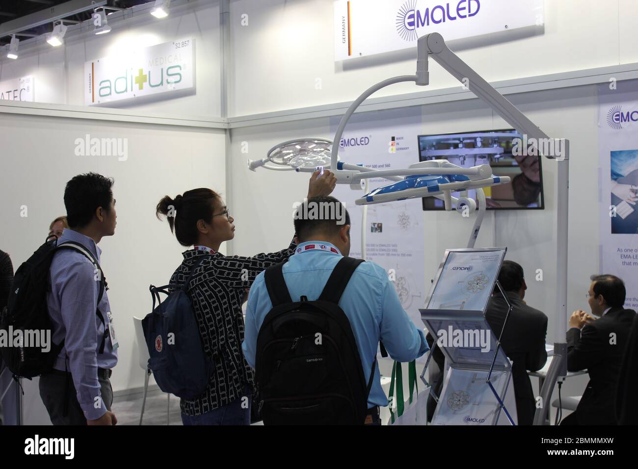 Scene at 'Arab Health 2020' trade show for the global healthcare ...