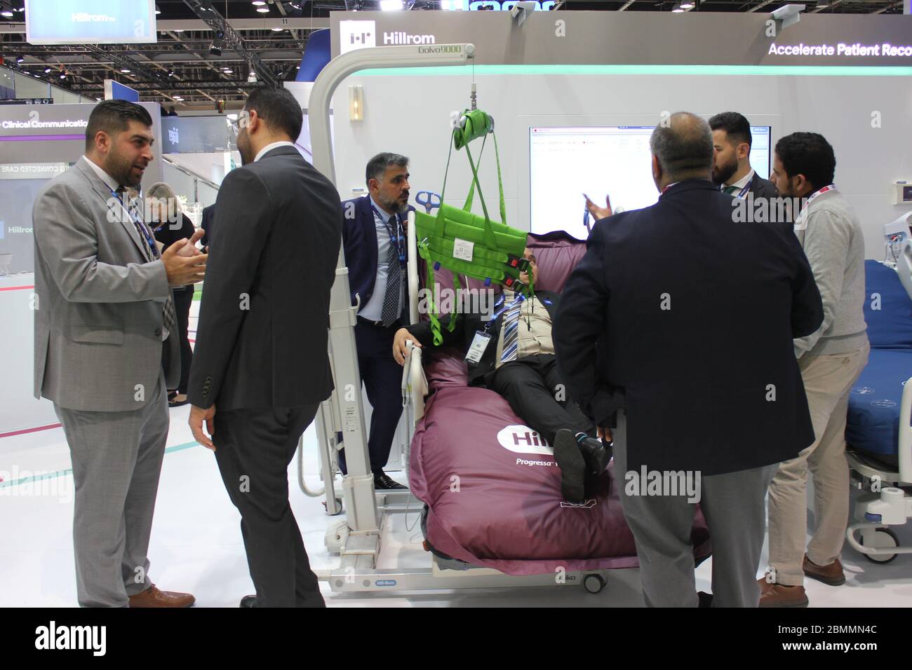 Scene at 'Arab Health 2020' trade show for the global healthcare ...