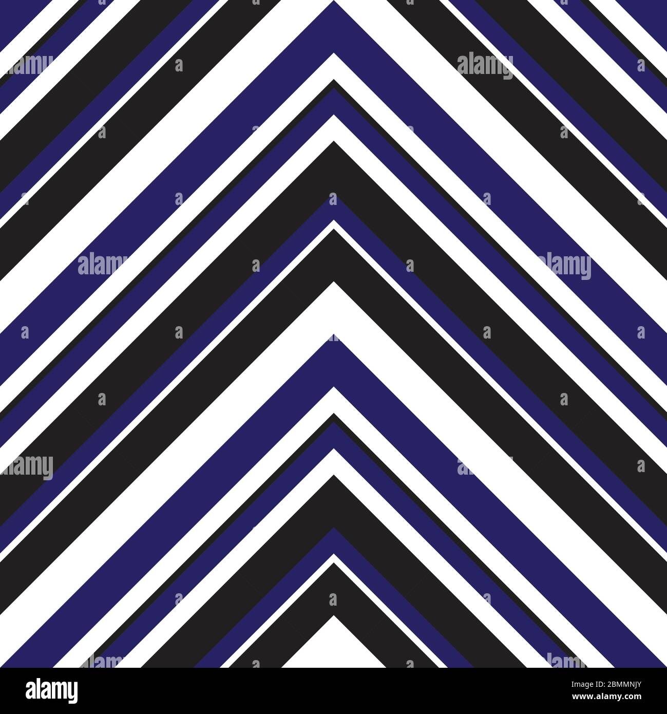 Blue Chevron diagonal striped seamless pattern background suitable for ...