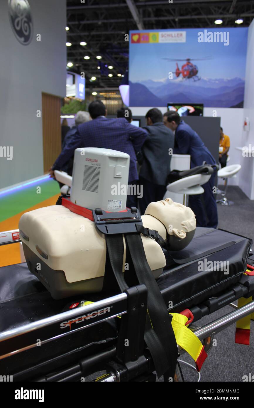Scene at 'Arab Health 2020' trade show for the global healthcare ...