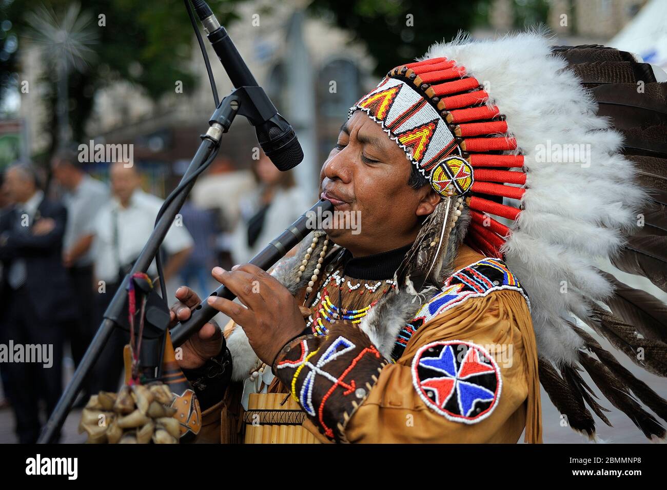 Band busking in peru hi-res stock photography and images - Alamy