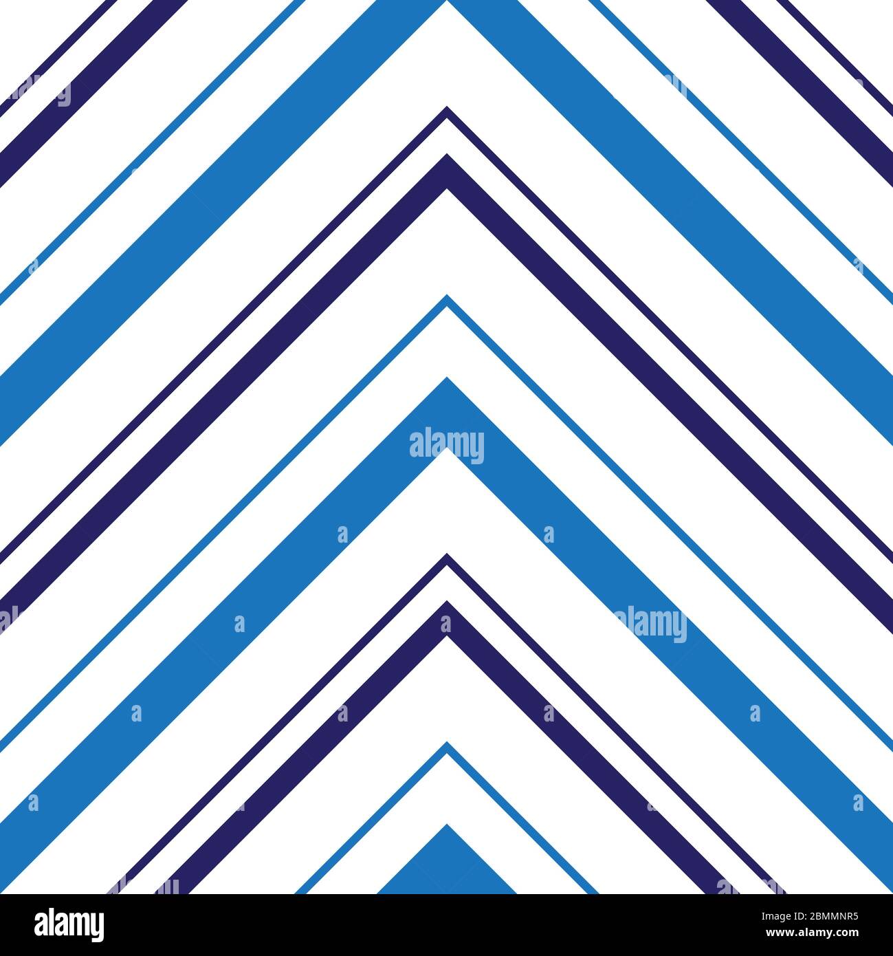 Blue Chevron diagonal striped seamless pattern background suitable for ...