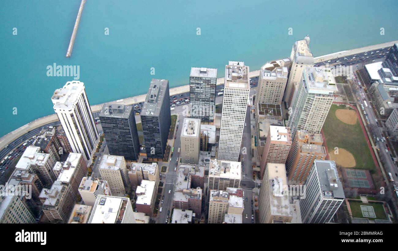 360 chicago view hi-res stock photography and images - Alamy