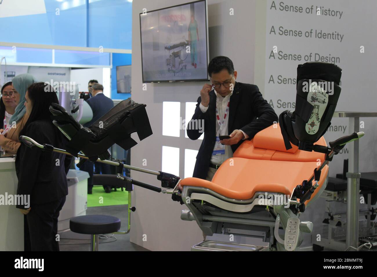 Scene at 'Arab Health 2020' trade show for the global healthcare ...