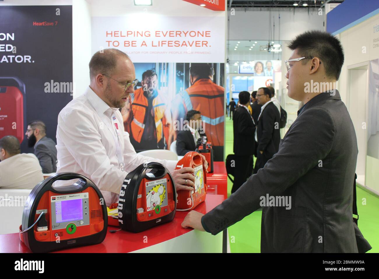 Scene at 'Arab Health 2020' trade show for the global healthcare ...