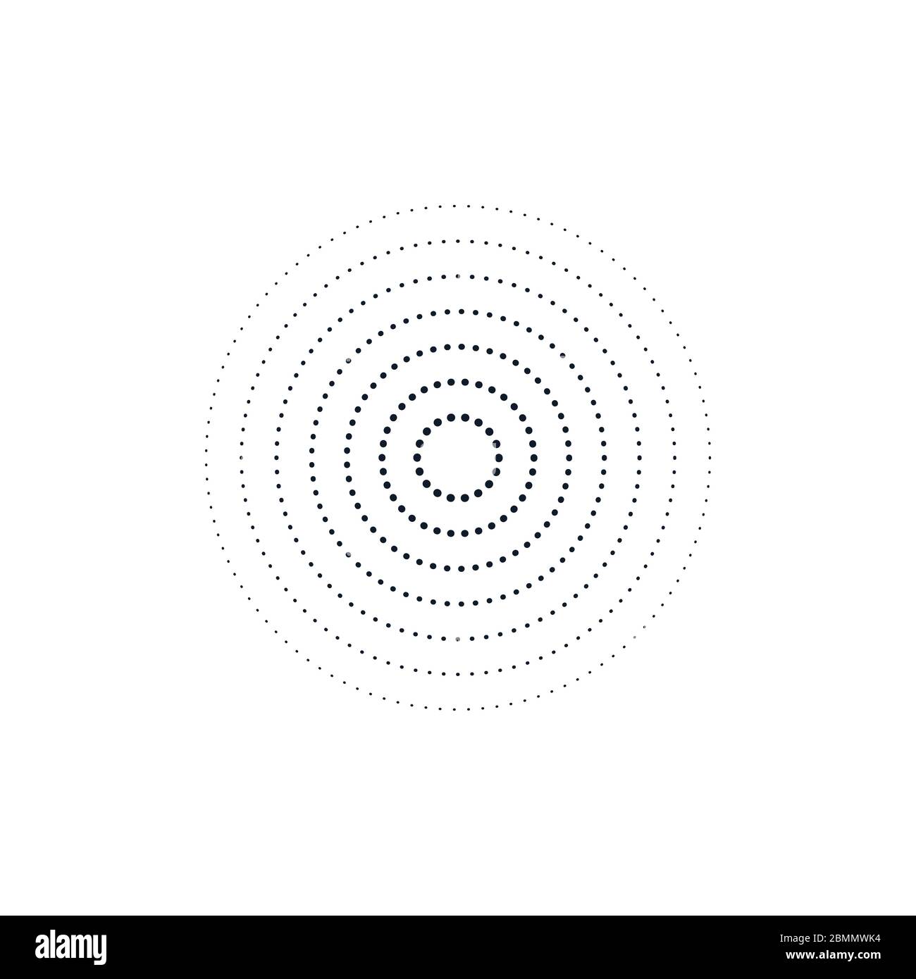 Abstract dotted circles halftone element. Stock vector illustration ...