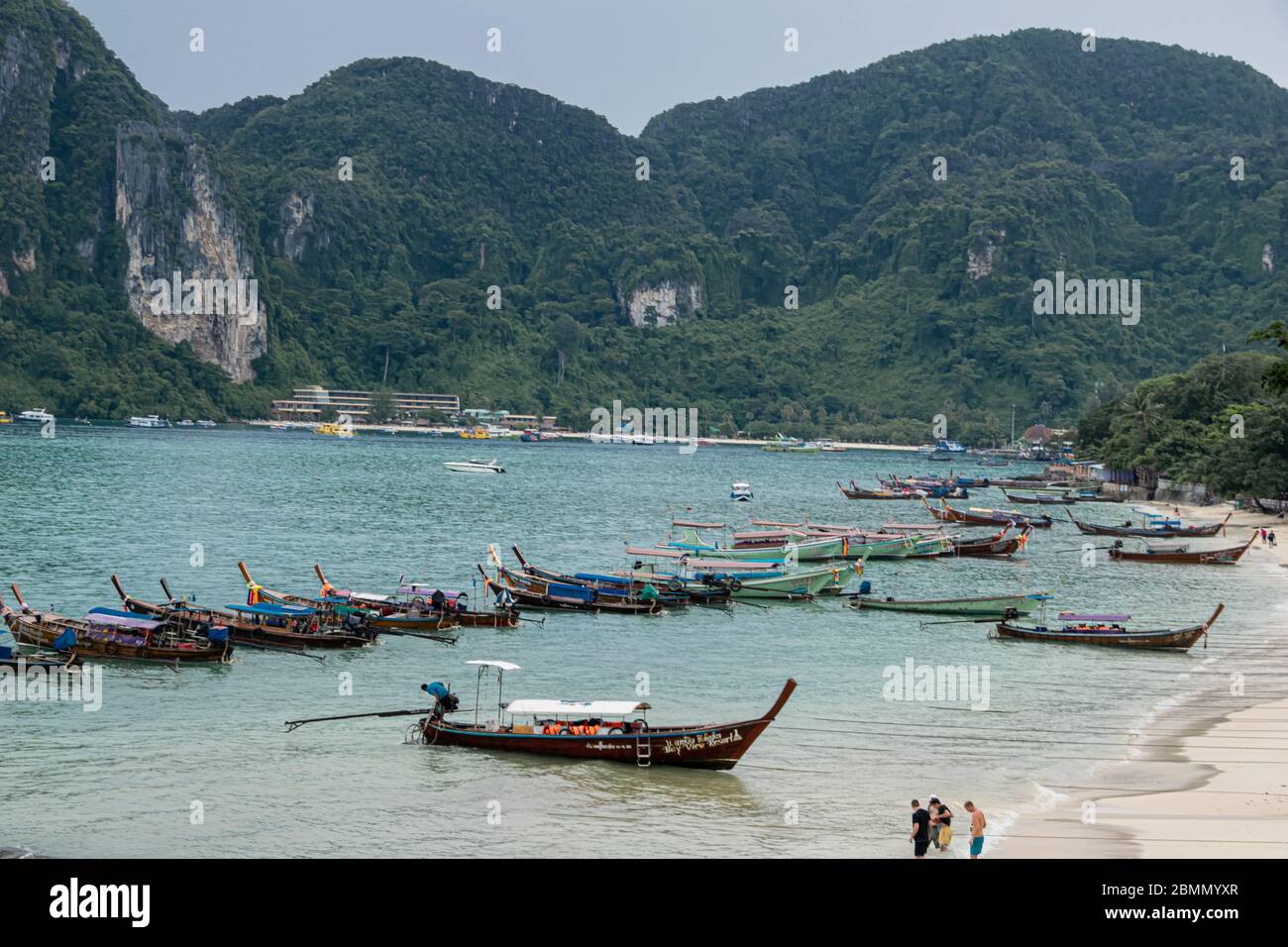 panoramic view of beach in koh phangan Stock Photo - Alamy