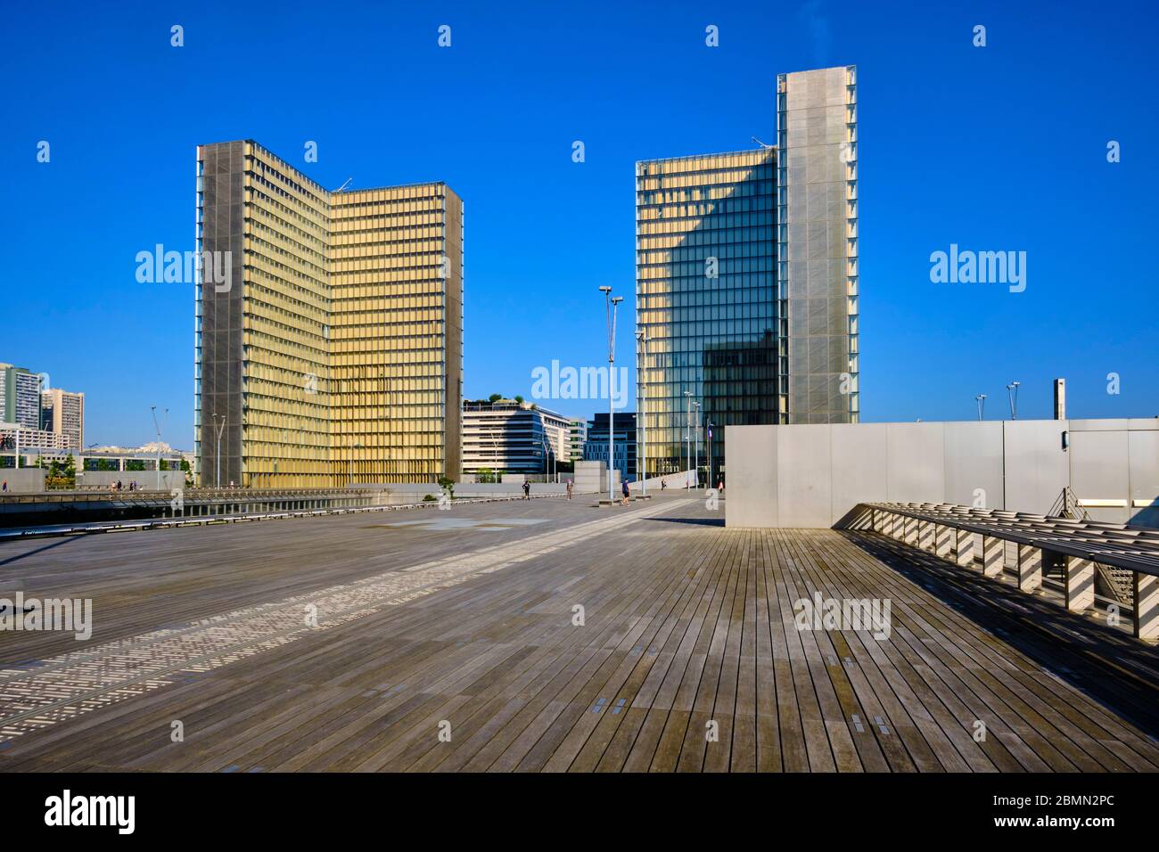 France, Paris, National Library of France (BNF) of architect Dominique ...