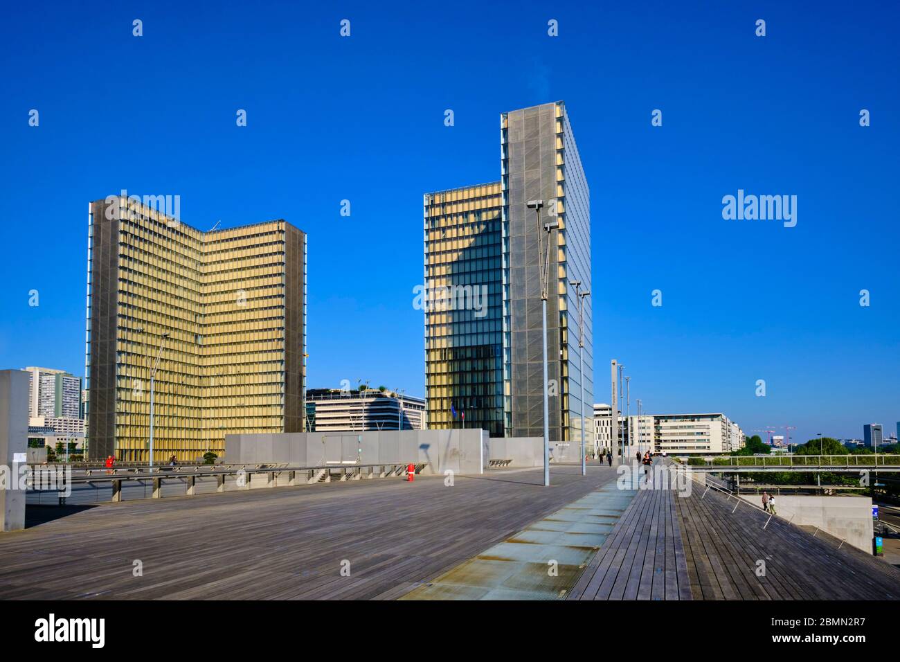 France, Paris, National Library of France (BNF) of architect Dominique ...