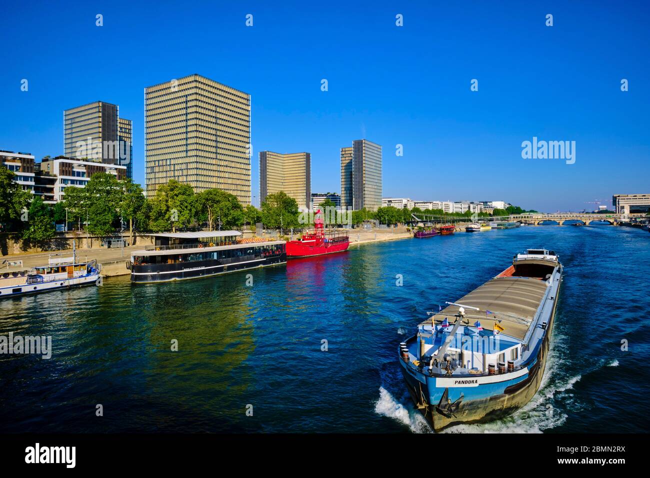 France, Paris, National Library of France (BNF) of architect Dominique ...