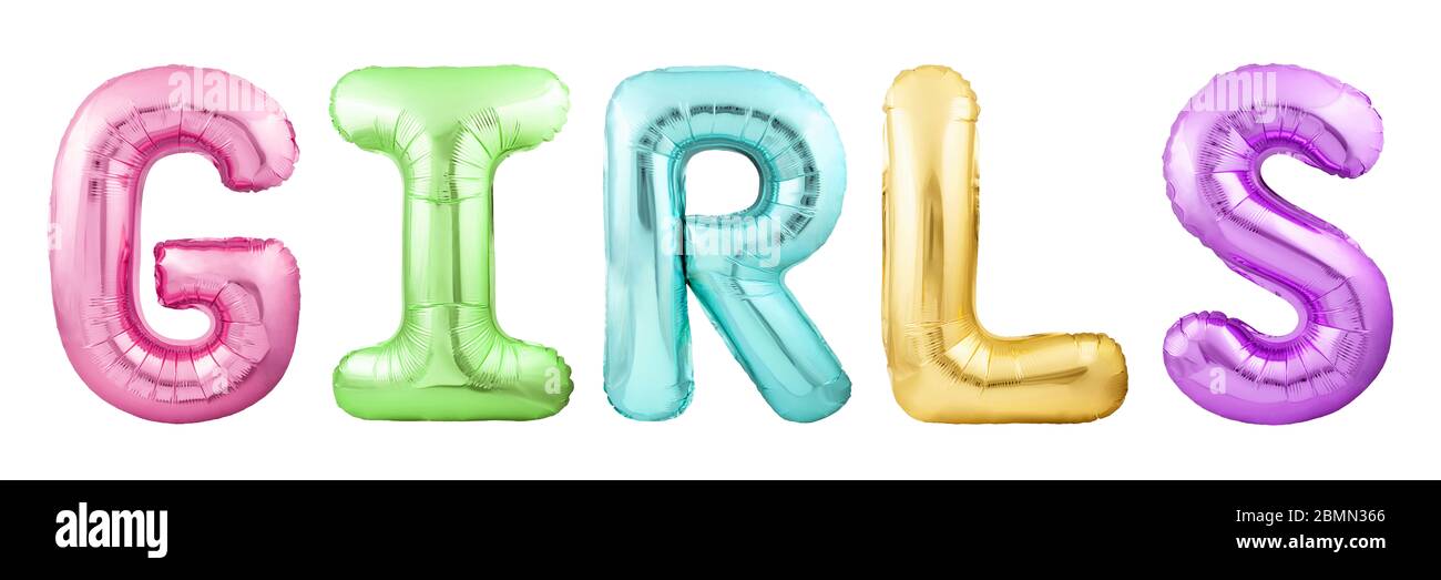 The word girls hi-res stock photography and images - Alamy