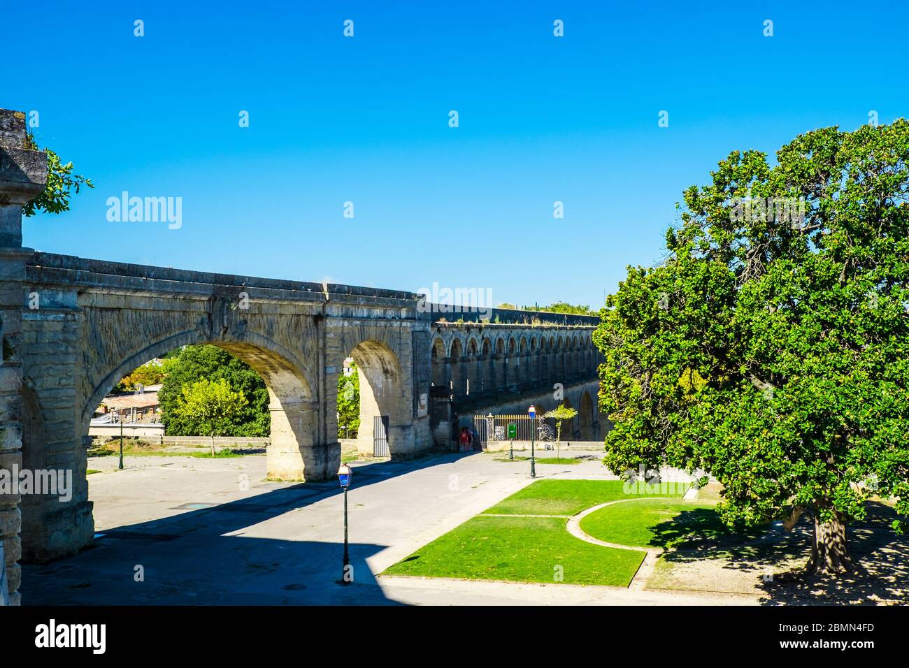 France Montpellier August 2016 Saint Clement Aqueduct in Montpellier ...