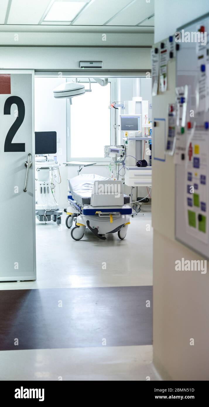 Intensive care unit and trauma care unit of a hospital's emergency ...