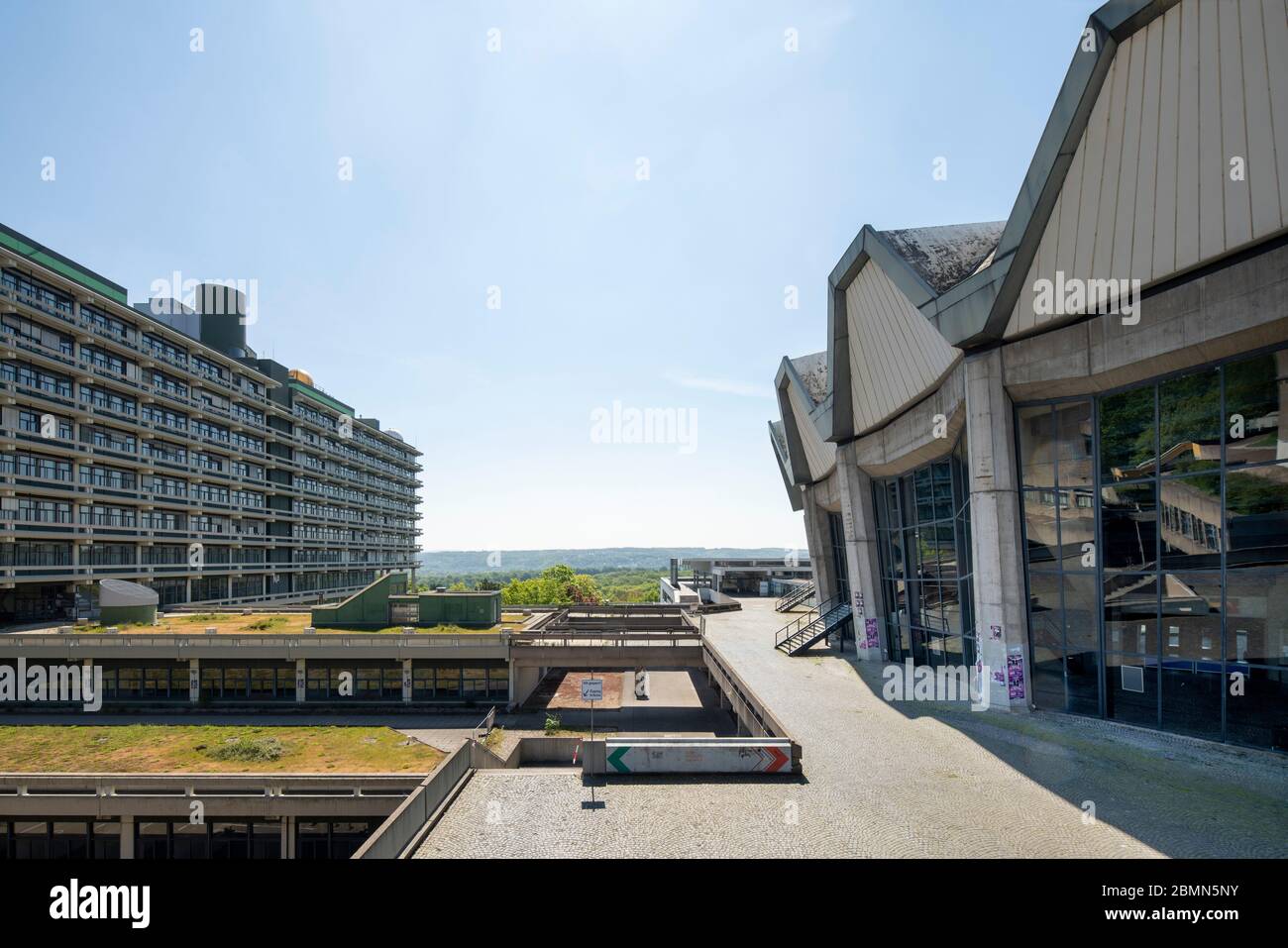 Ruhr University Bochum With Audimax High Resolution Stock Photography ...