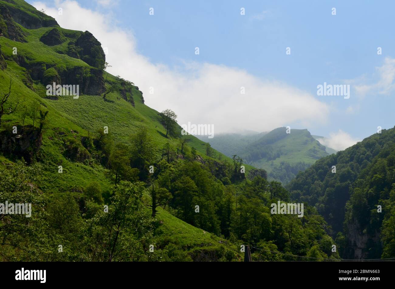 Holtzarte Gorges in the French Pyrenees Stock Photo - Alamy