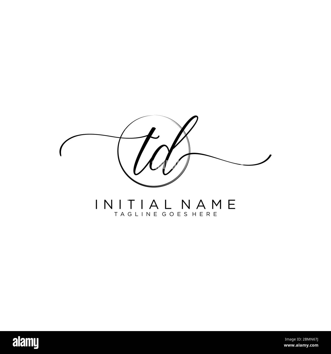 Td initials logo Cut Out Stock Images & Pictures - Alamy