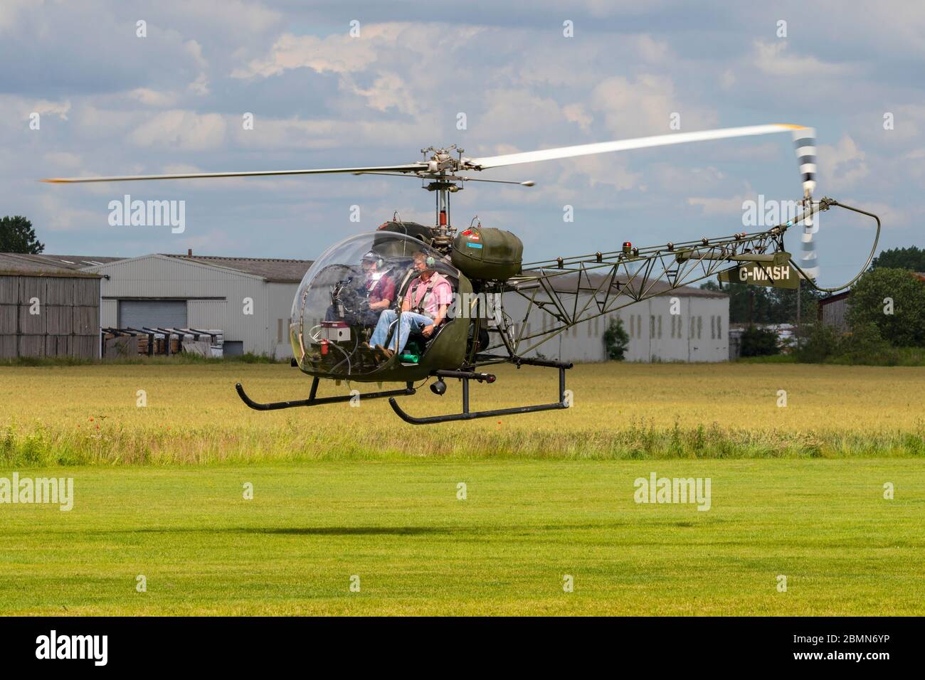 Westland Bell 47G-4A G-MASH Stock Photo - Alamy