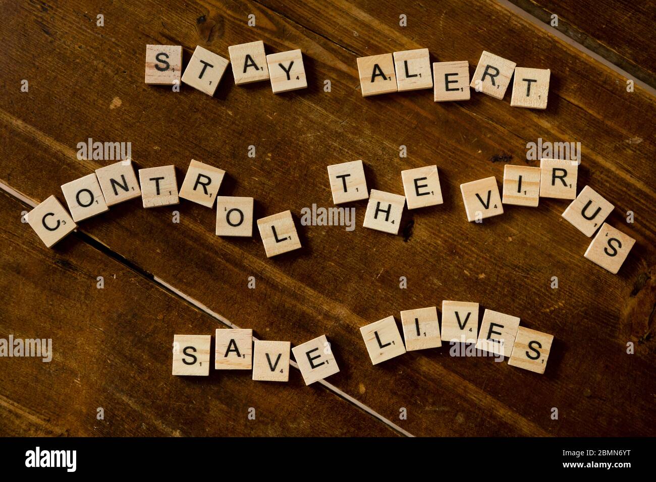 Stay alert, control the virus, save lives Stock Photo - Alamy