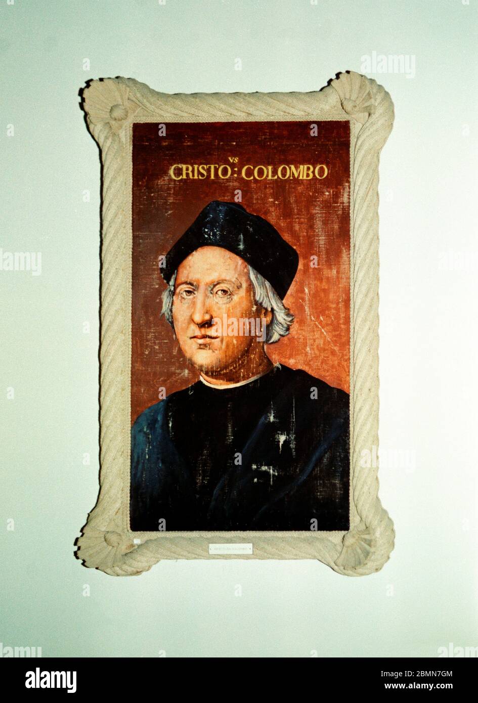 portrait of Christopher Columbus, Navy Museum, February 05, 1982 ...