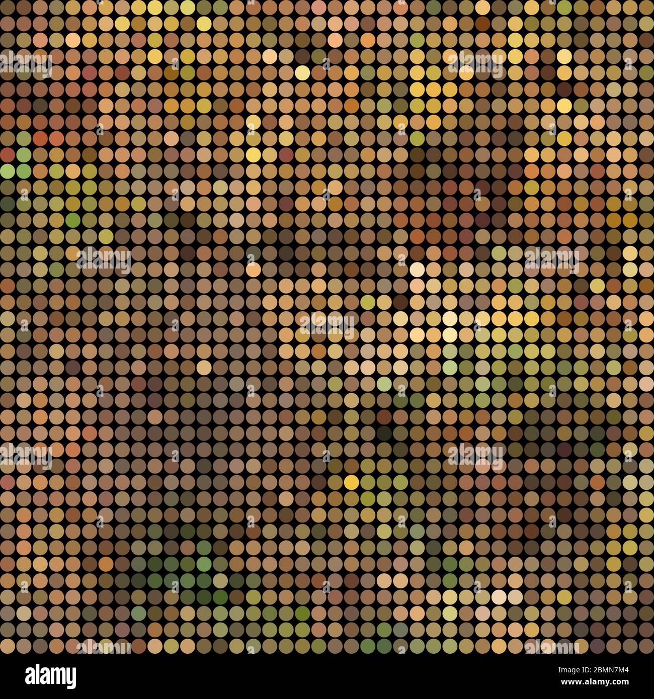 abstract vector colored round dots background - brown Stock Vector ...