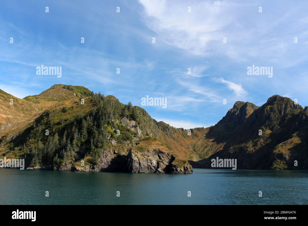 Alaska, landscape in Alaska Resurrection Bay Stock Photo - Alamy