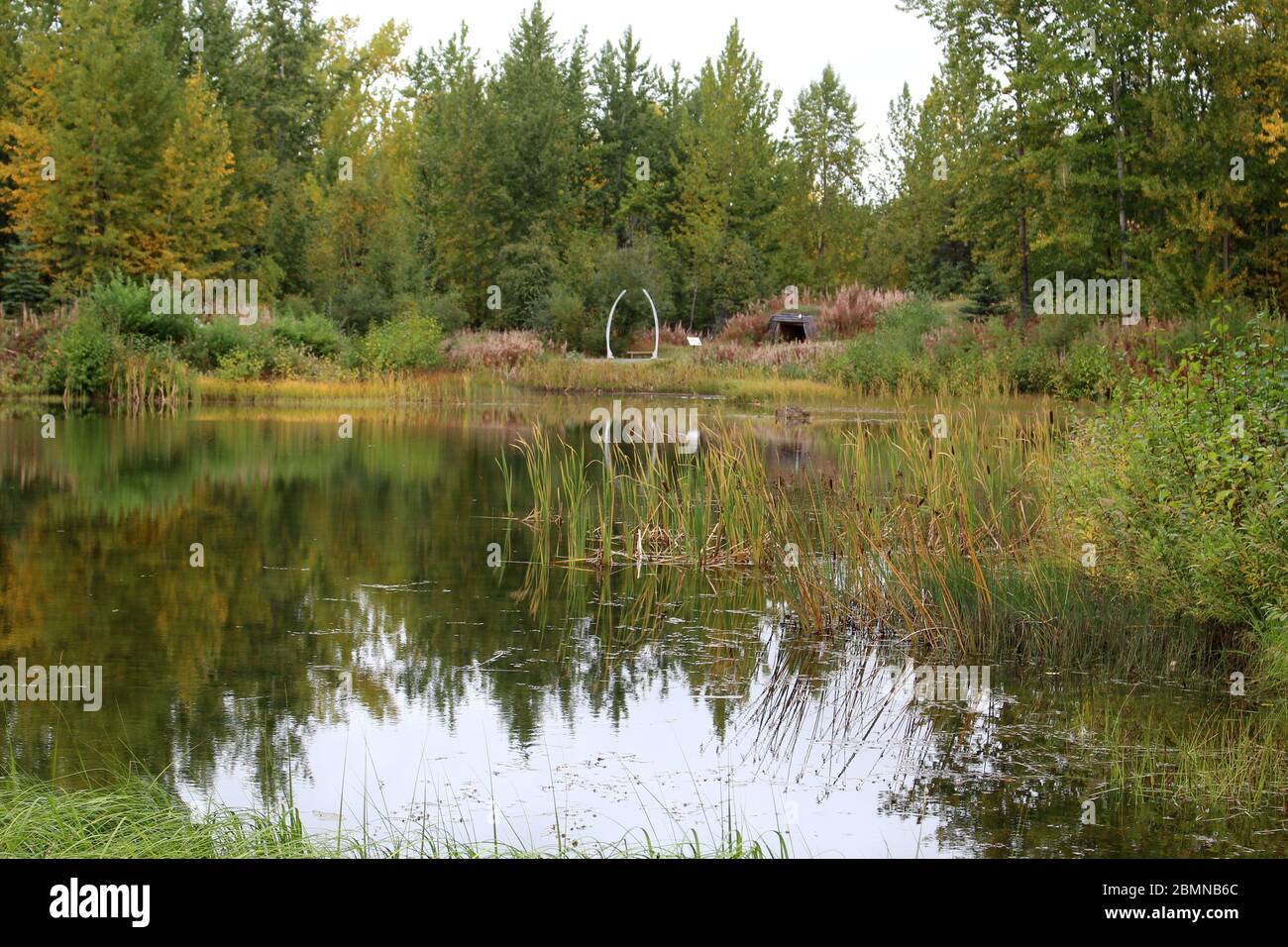 Alaska Native Heritage Center Stock Photo - Alamy
