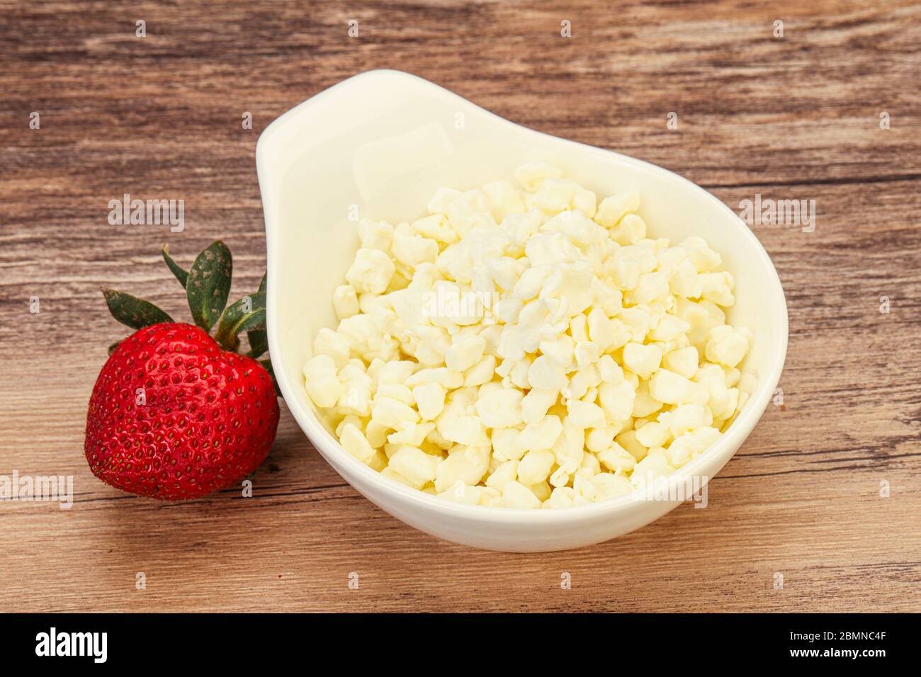 Dietary food - grain cottage cheese in the bowl Stock Photo - Alamy
