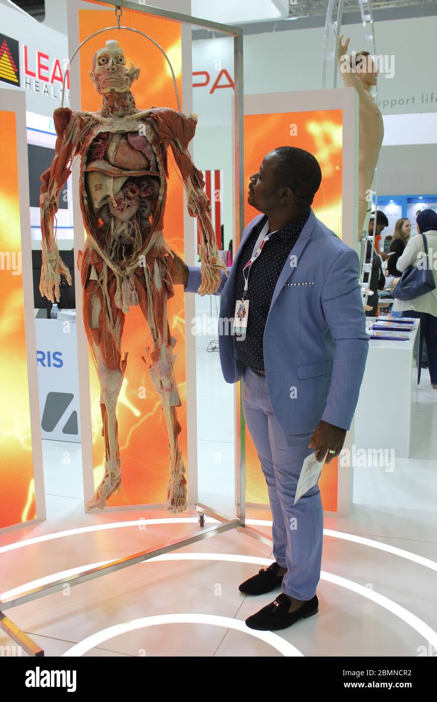 Scene at 'Arab Health 2020' trade show for the global healthcare ...
