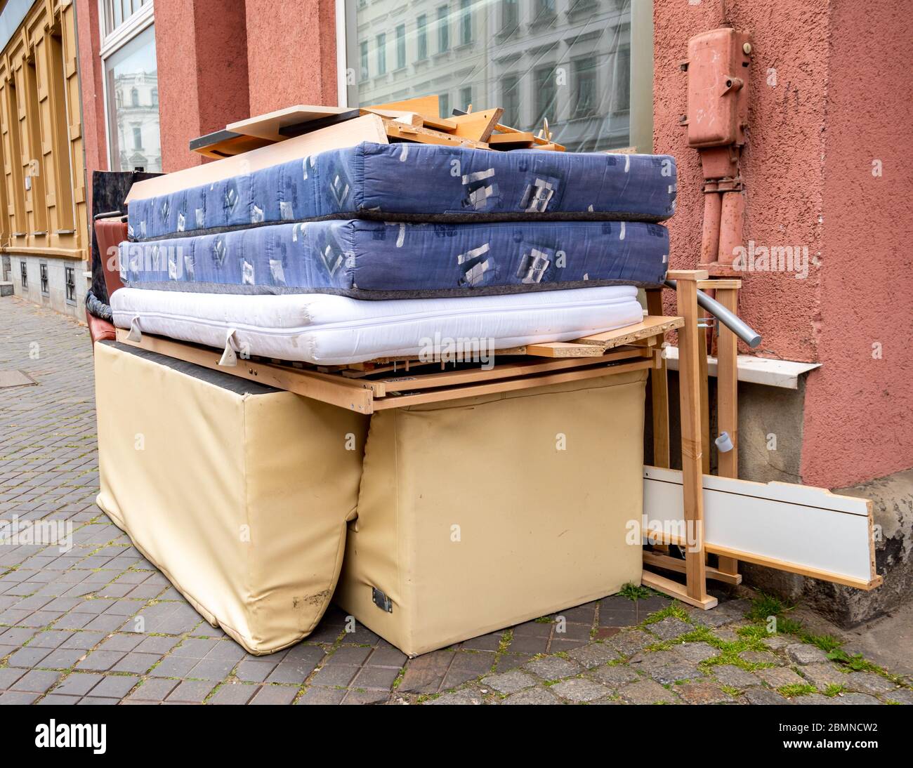 Bulky waste collection recycling center household Stock Photo - Alamy
