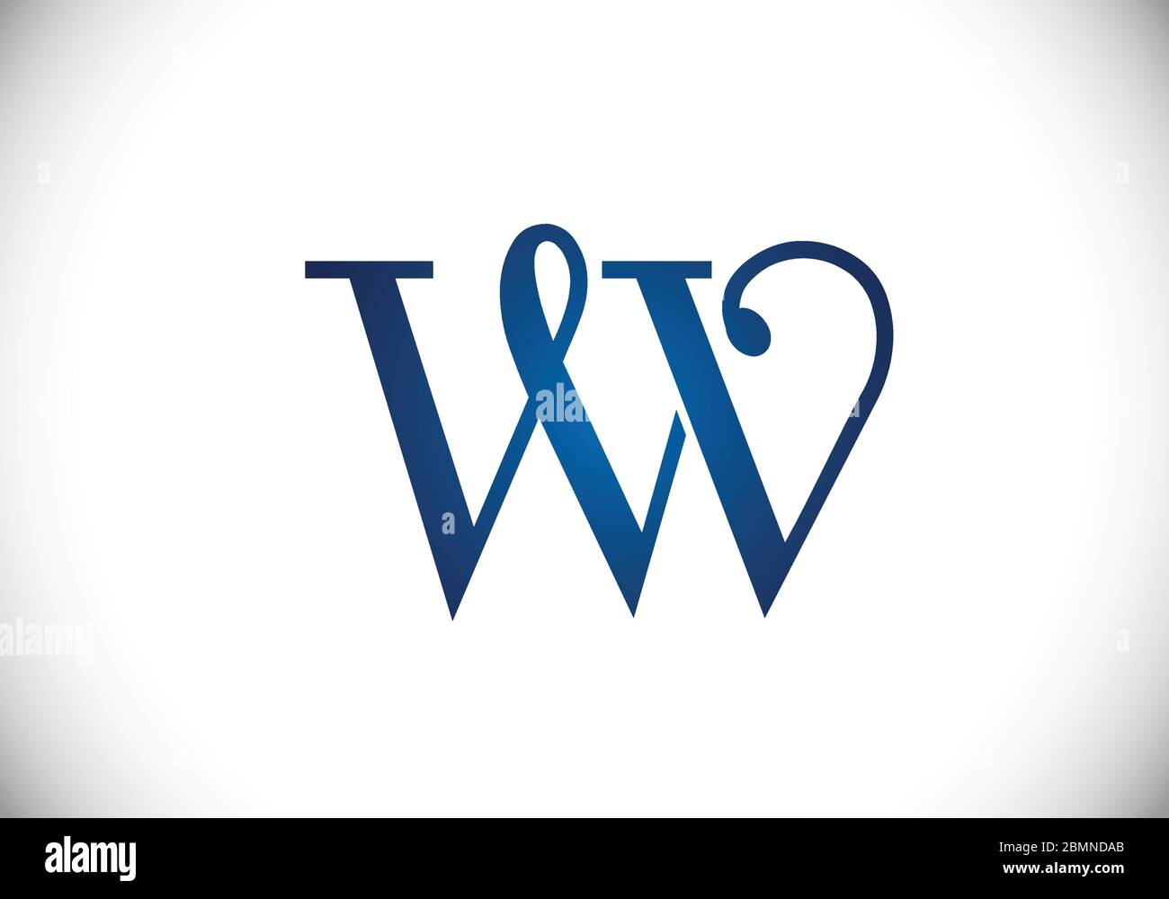 Initial Monogram Letter W V Logo Design Vector Template. Graphic ...