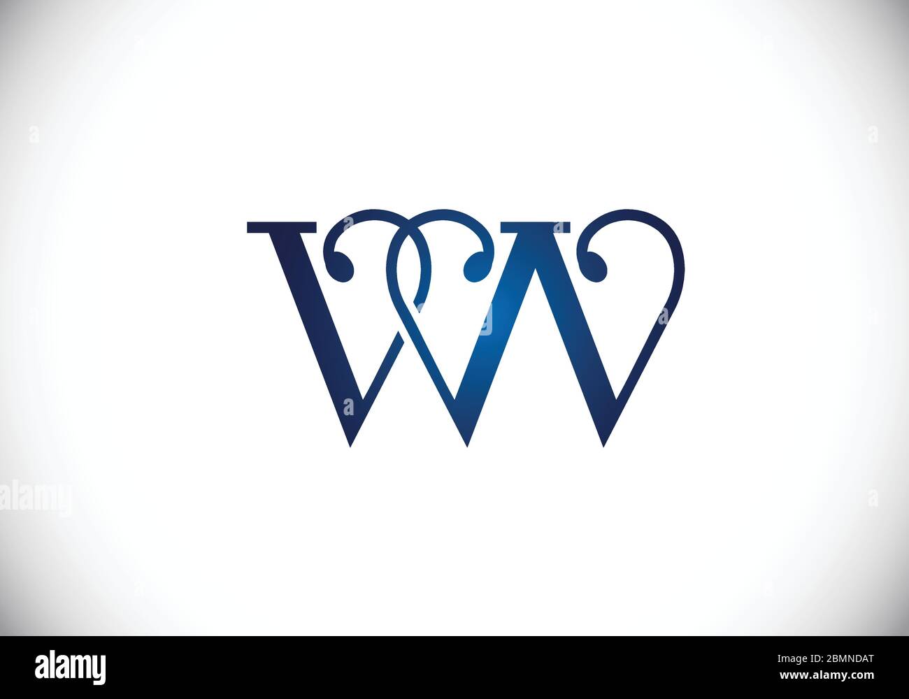 Initial Monogram Letter W V Logo Design Vector Template. Graphic ...