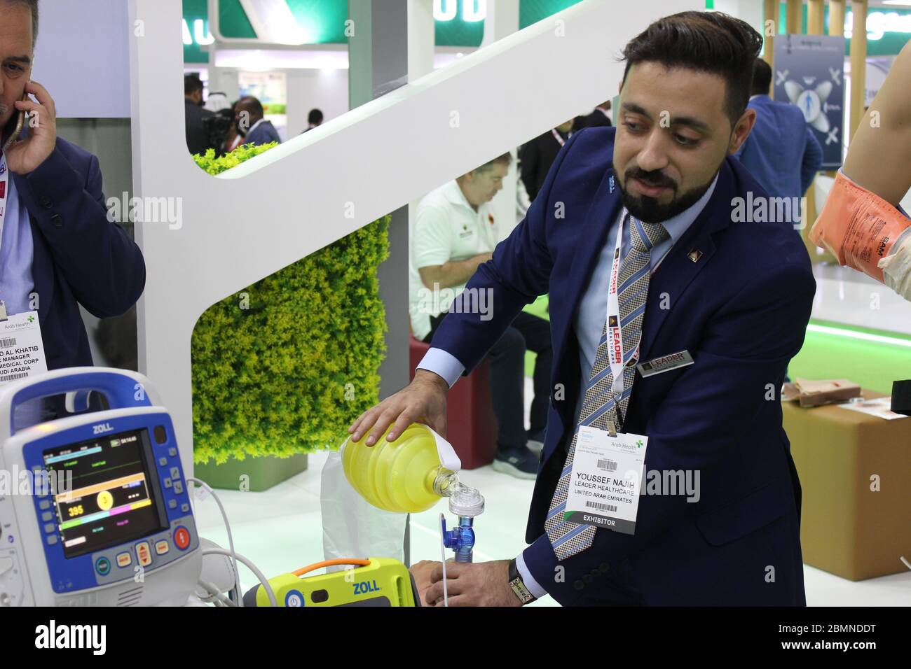 Scene at 'Arab Health 2020' trade show for the global healthcare ...