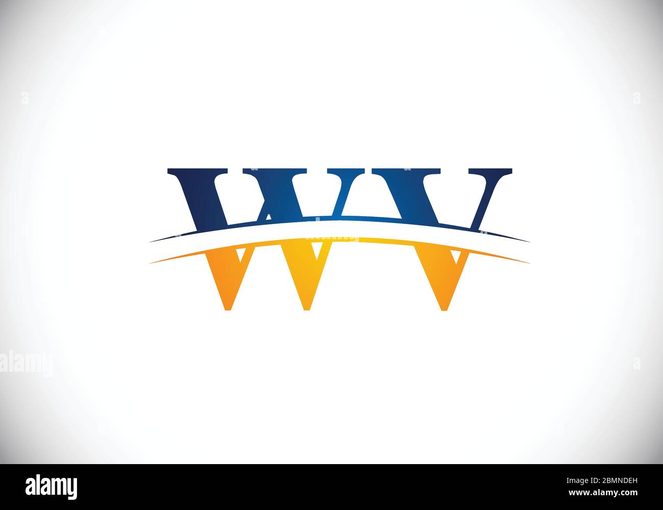 Initial Monogram Letter W V Logo Design Vector Template. Graphic ...