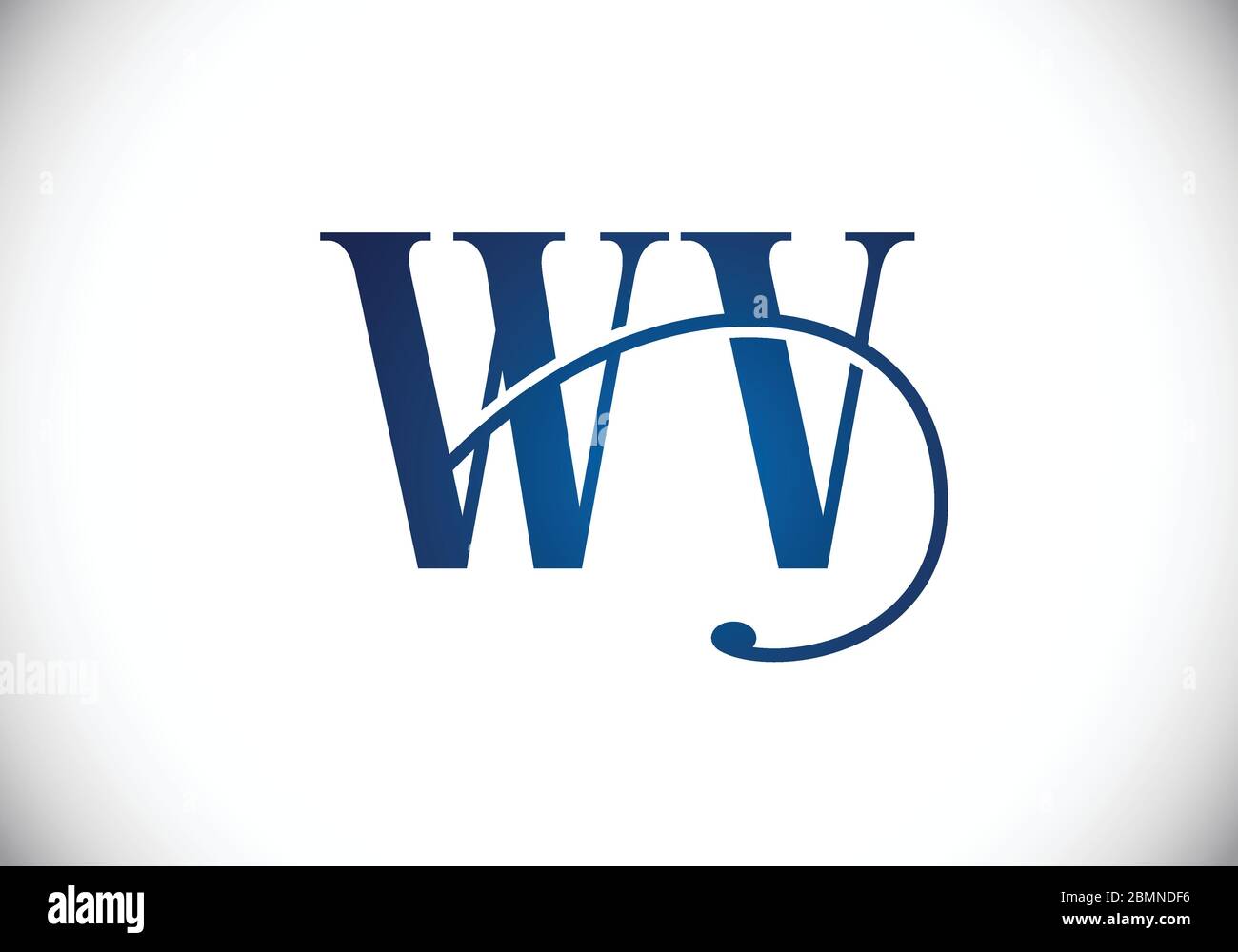 Initial Monogram Letter W V Logo Design Vector Template. Graphic ...