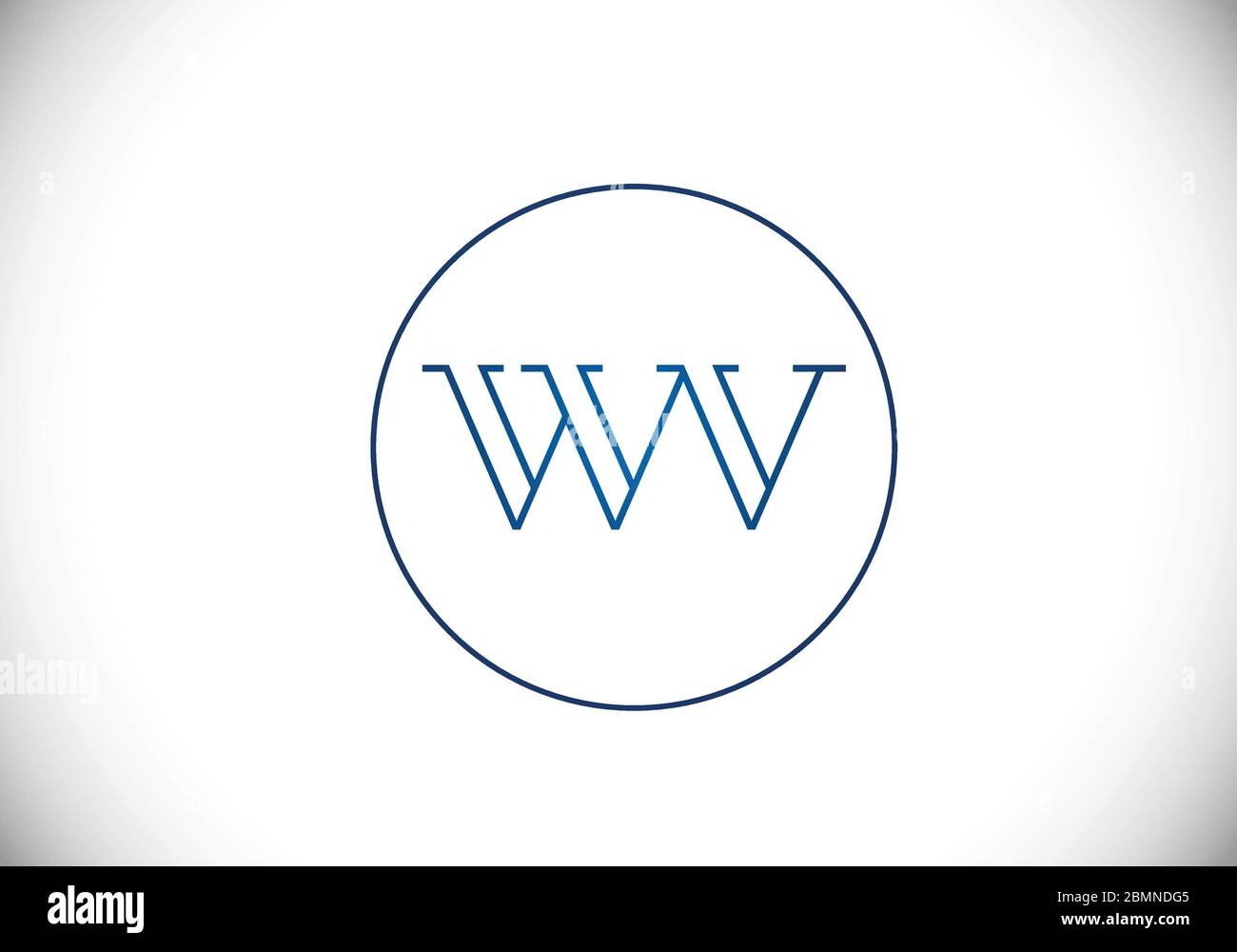 Initial Monogram Letter W V Logo Design Vector Template. Graphic ...