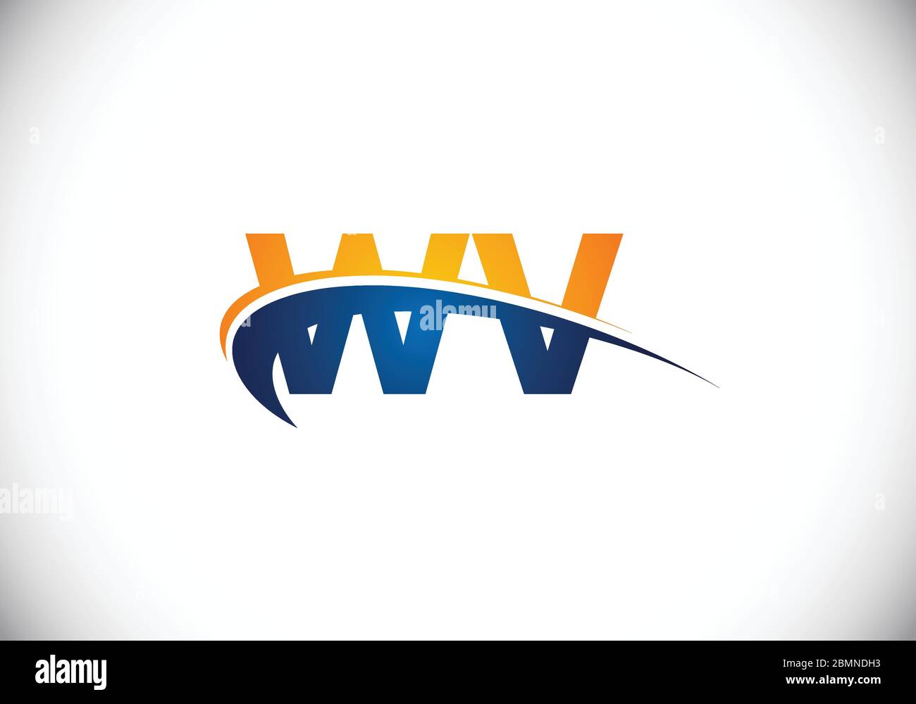 Initial Monogram Letter W V Logo Design Vector Template. Graphic ...